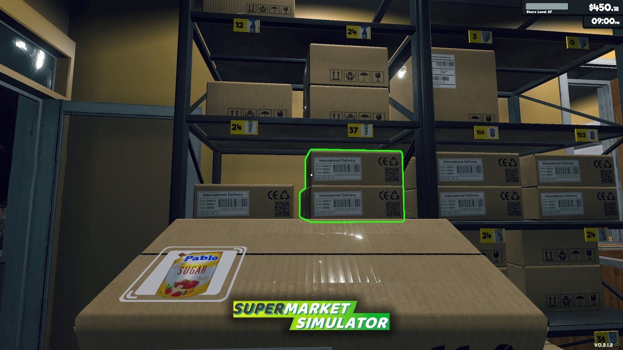 Supermarket Simulator | Playthrough Gameplay: EP08 - Optimizing Storage ...
