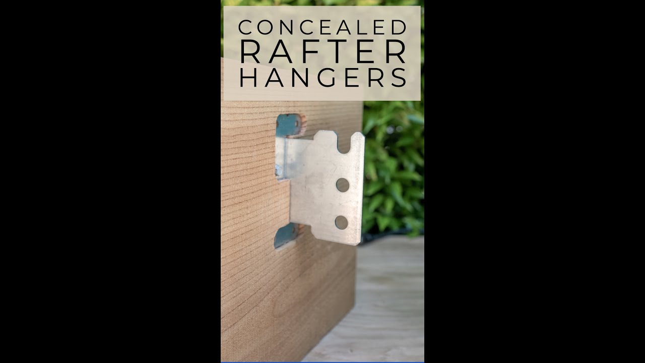Concealed Rafter Hangers for A Cleaner Look: Simpson Joist Hangers # ...