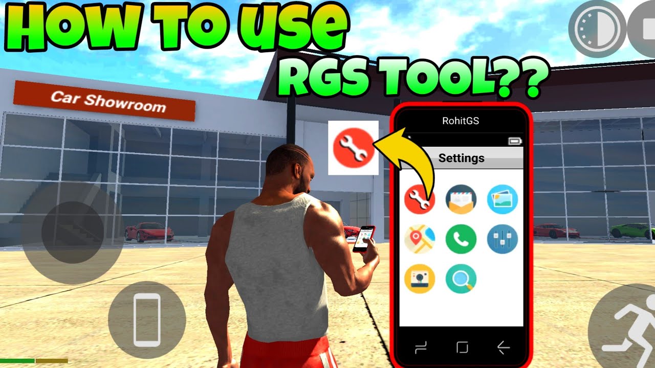 How To Use RGS Tool In Indian Bikes Driving 3D Game | New Update ...