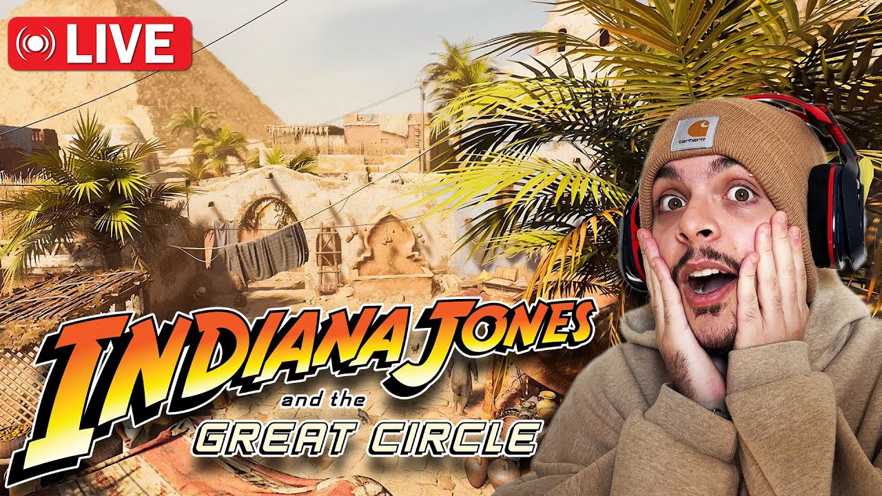 🔴 Indiana Jones: The Great Circle – Exploring Egypt’s Hidden Secrets ...