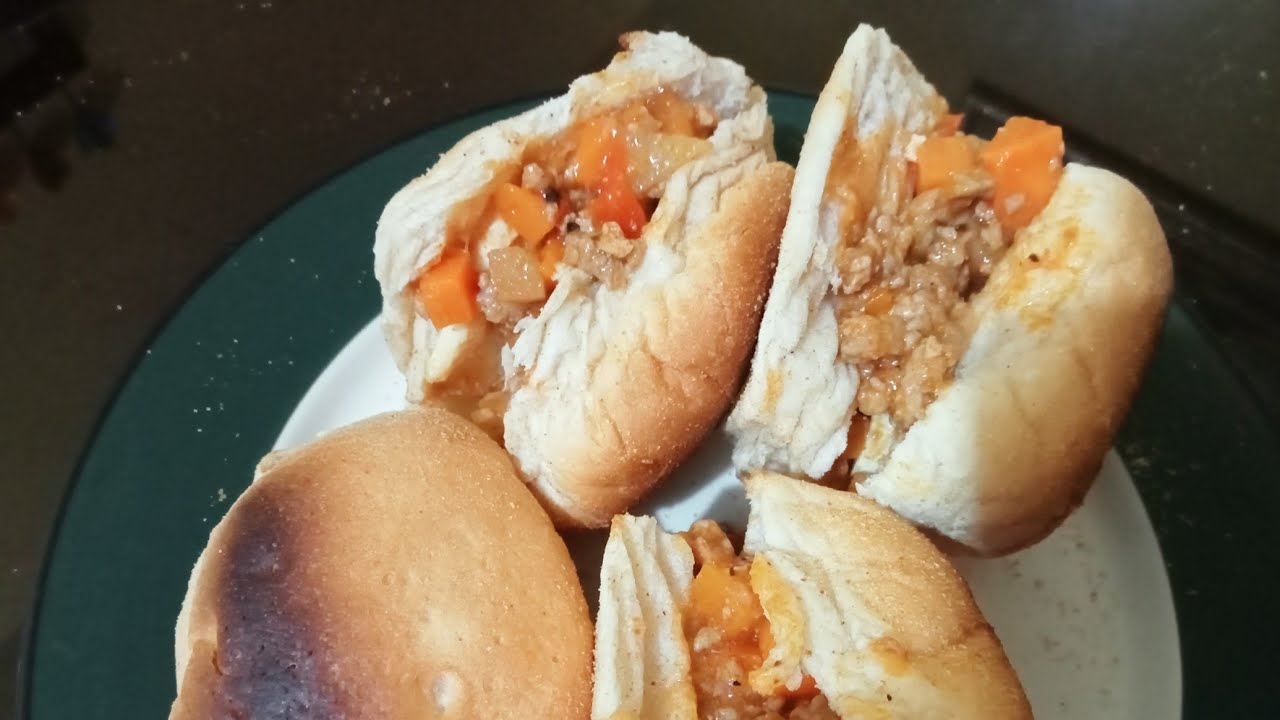 Pandesal with Giniling and Cheese masarap na meryenda - YouTube