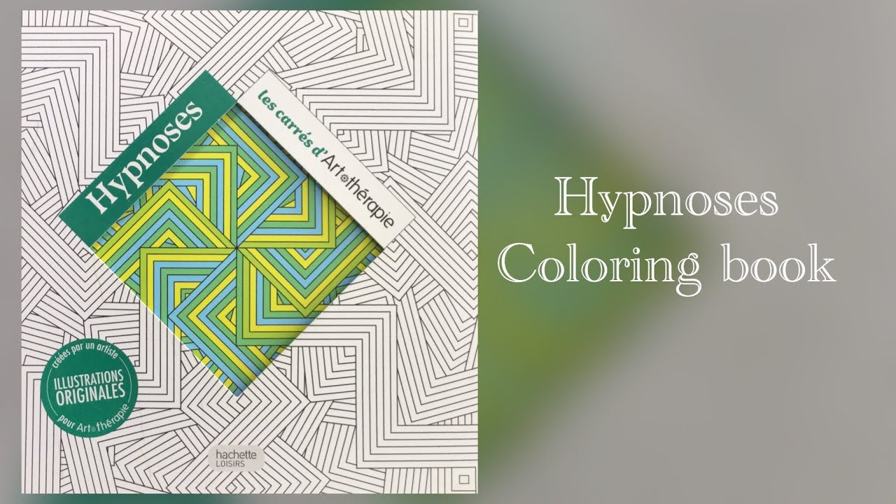 HYPNOSES coloring book - flip through - YouTube
