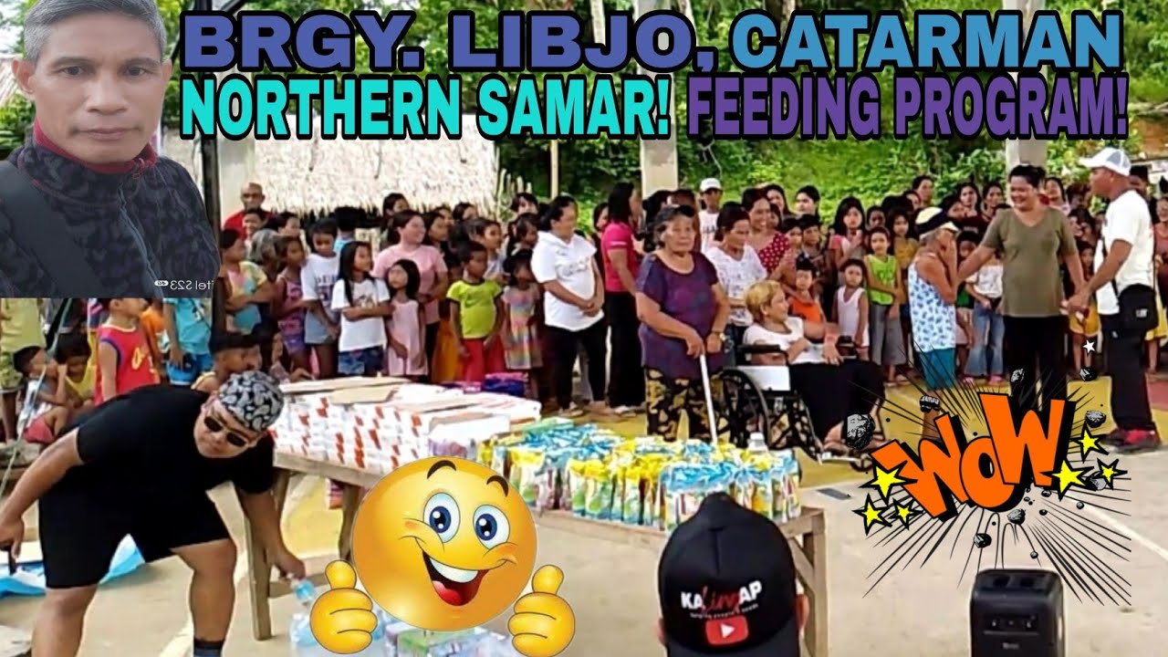 BRGY. LIBJO FEEDING PROGRAM!#VALSANTOSMATUBANG#kalingaprab - YouTube