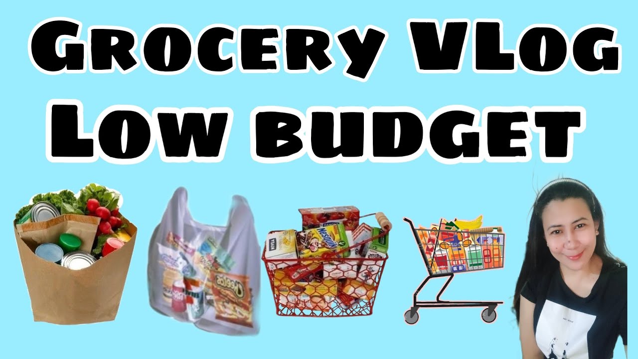 Grocery Vlog Low budget version - YouTube