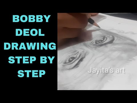 How to draw Bobby Deol|very easy step by step tutorial #viral #drawing ...