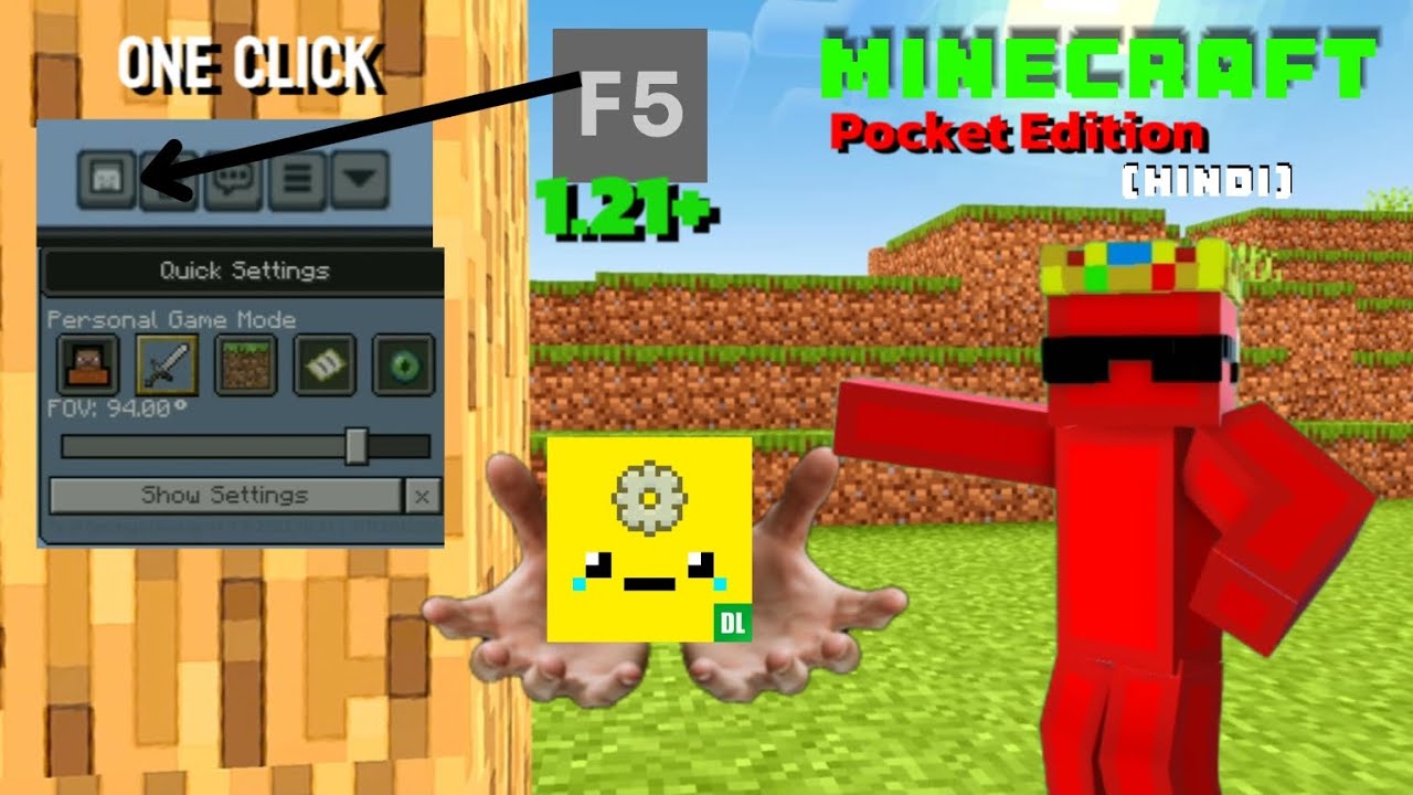 Minecraft F5 addon|| Mcpe F5 addon 1.21|| minecraft pe addon - YouTube