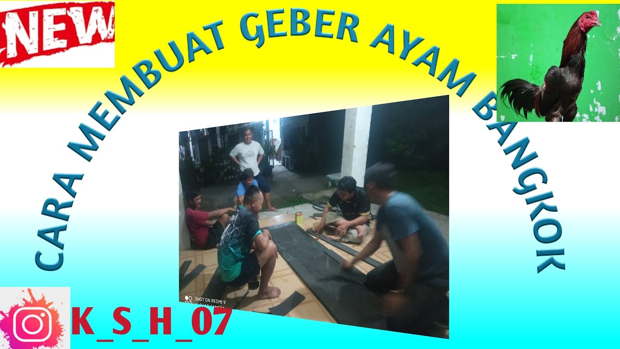 CARA/TUTORIAL MEMBUAT GEBER AYAM BANGKOK TERBARU 2021,MURAH TAPI ...