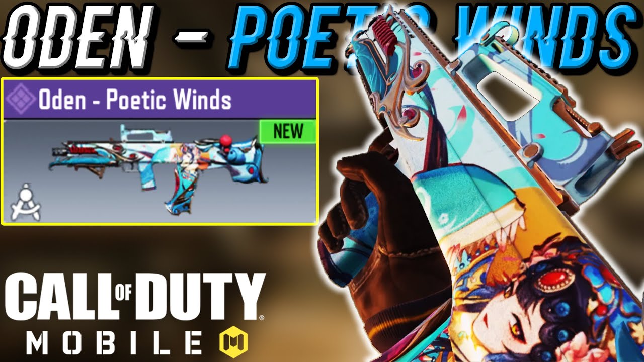 ODEN POETIC WINDS BLUEPRINT WITH DIAMOND CAMO GAMEPLAY COD MOBILE - YouTube
