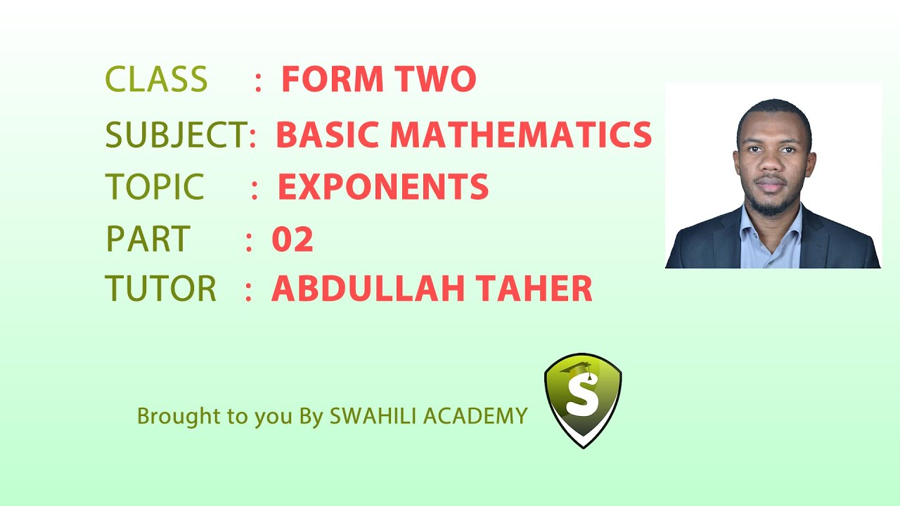 Exponents 02 - Expanded form vs Exponential or Power form - YouTube