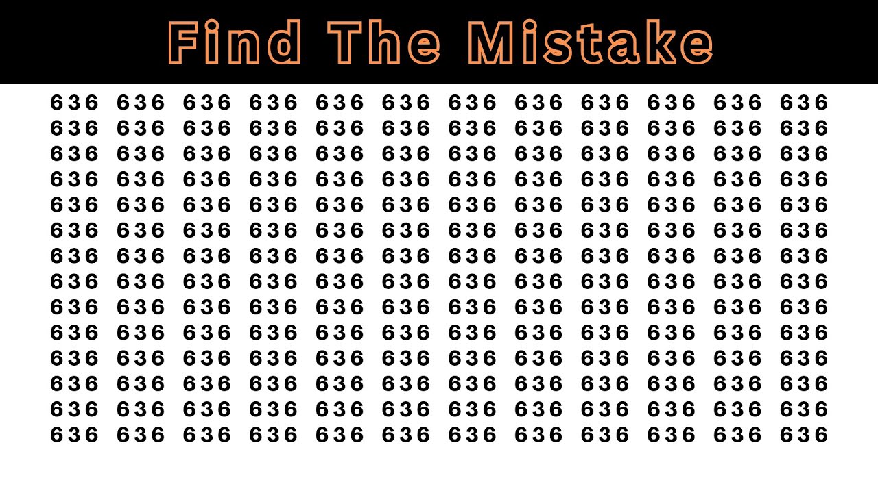 CAN YOU FIND THE MISTAKE GENIUS TEST || SPOT THE OPTICAL ILLUSION ...