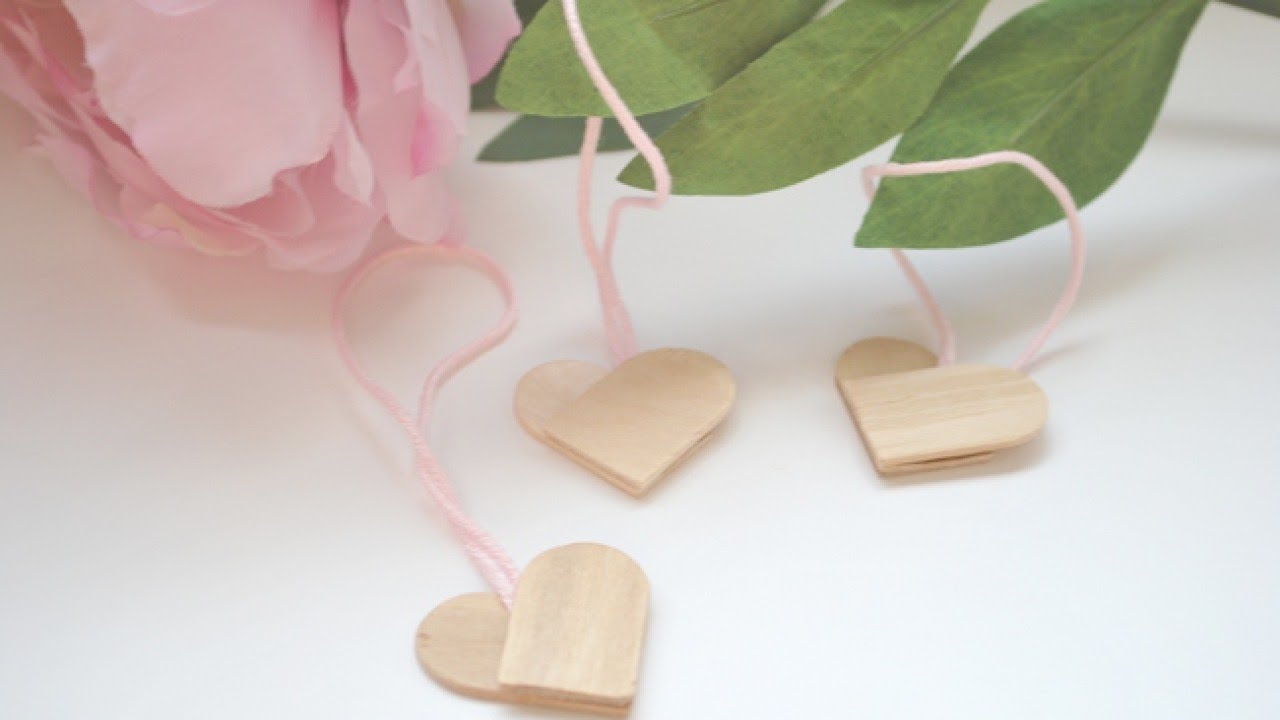 Make Cute Popsicle Stick Heart Decorations - DIY Home - Guidecentral ...
