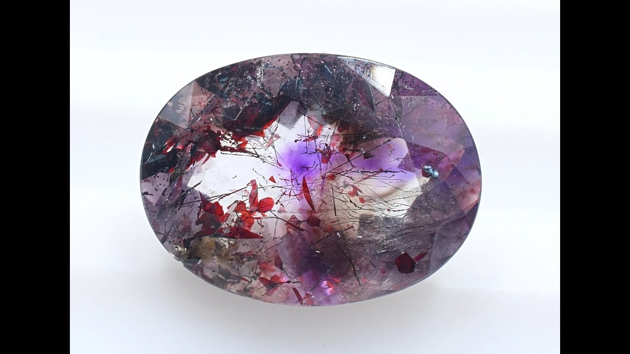 12X15 MM Big Size !..SUPER SEVEN..! Gemstone With Amazing 7 Crystals ...
