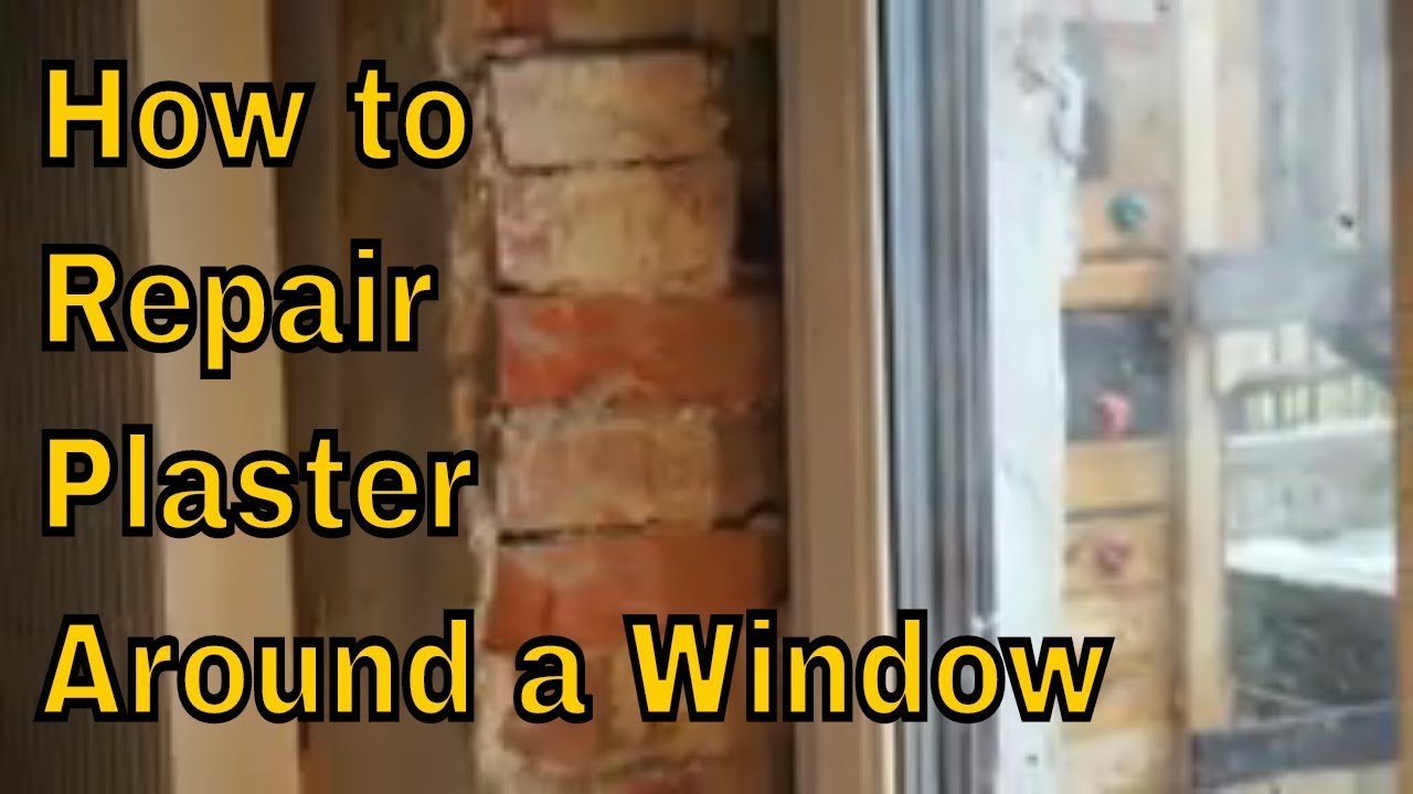 How to Repair Plaster Around a Window Repair Brick Wall How to repair ...
