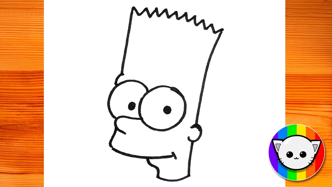 How To Draw Bart Simpson Head YouTube How To Draw Bart Simpson Head YouTube