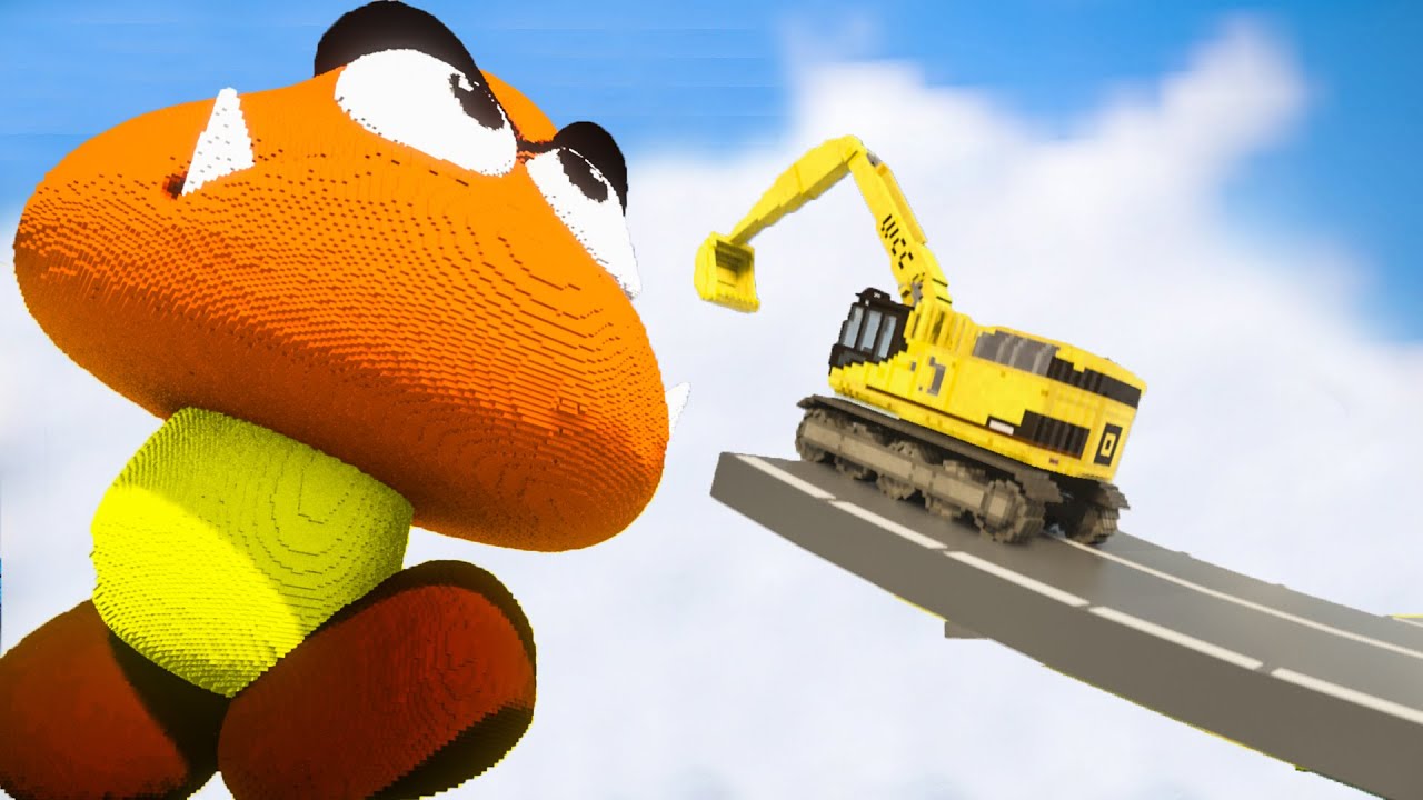Cars VS Giant Goomba | Teardown - YouTube