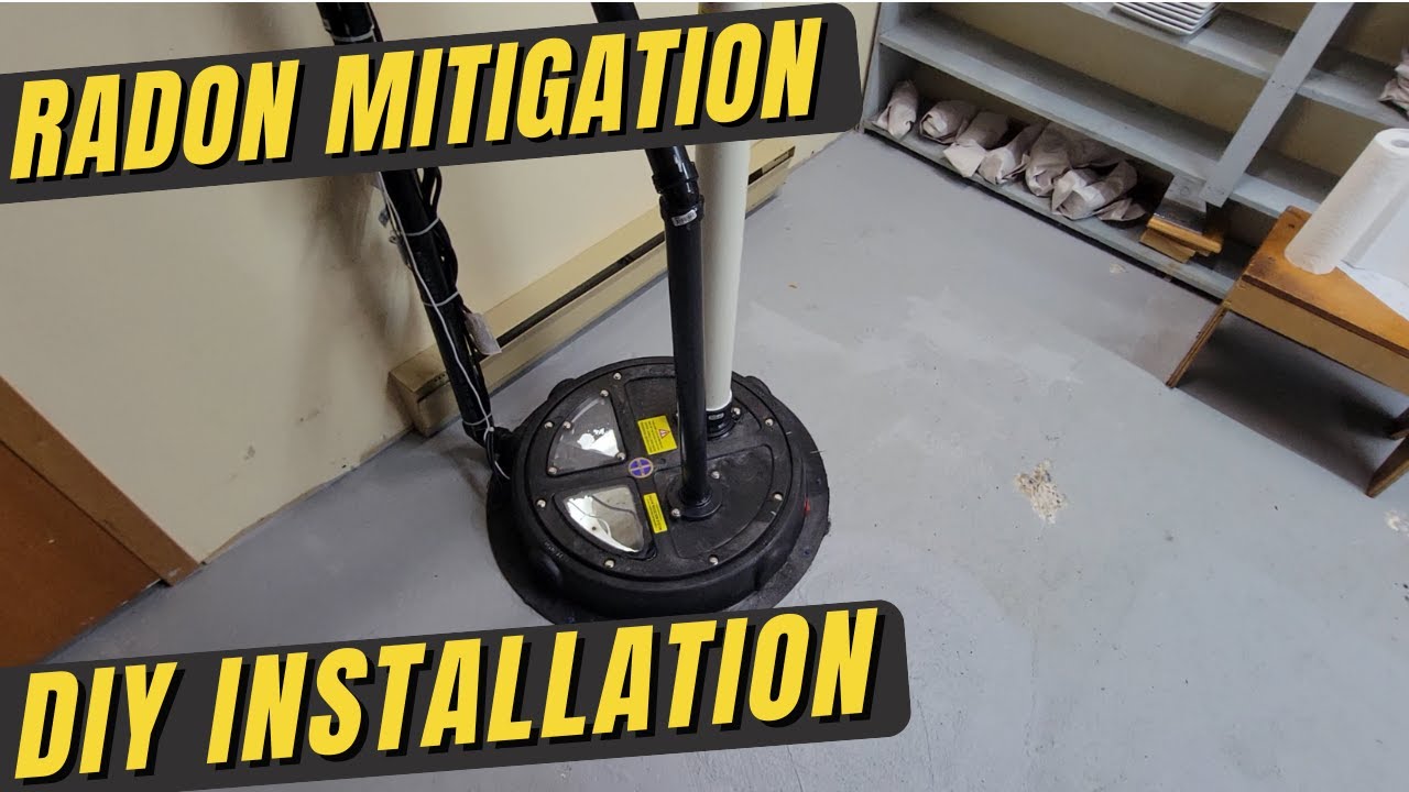 Radon Mitigation Sump Pit System DIY | Canada - YouTube