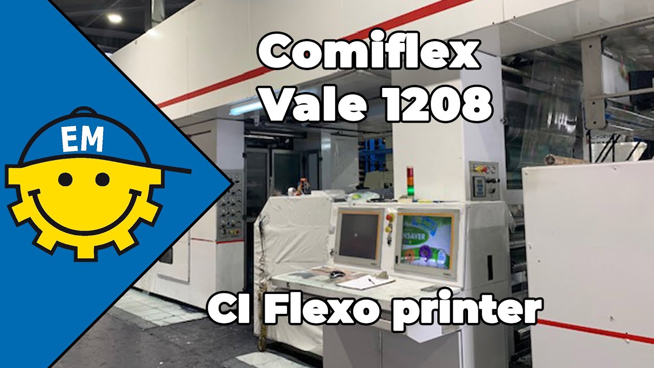 Comiflex Vale 1208 | CI Flexo Printer - YouTube