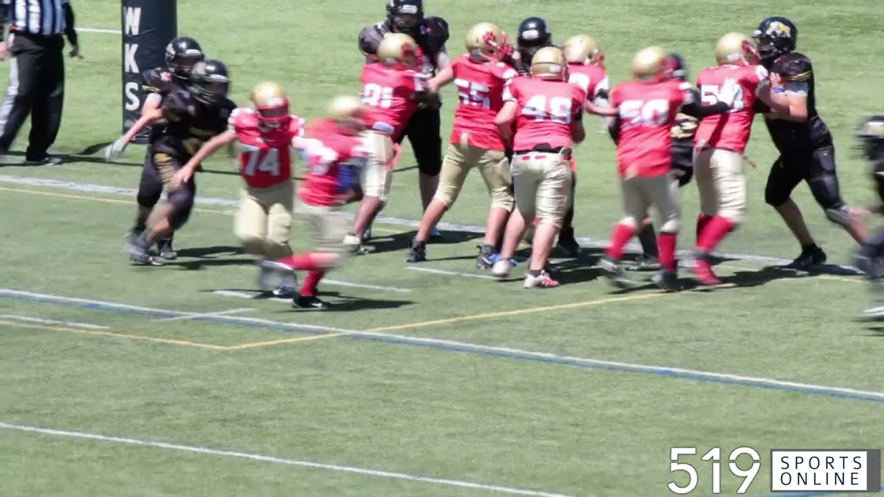 OSFL Under-12 Football - Hamilton Jr. Tiger-Cats vs Cambridge Lions ...