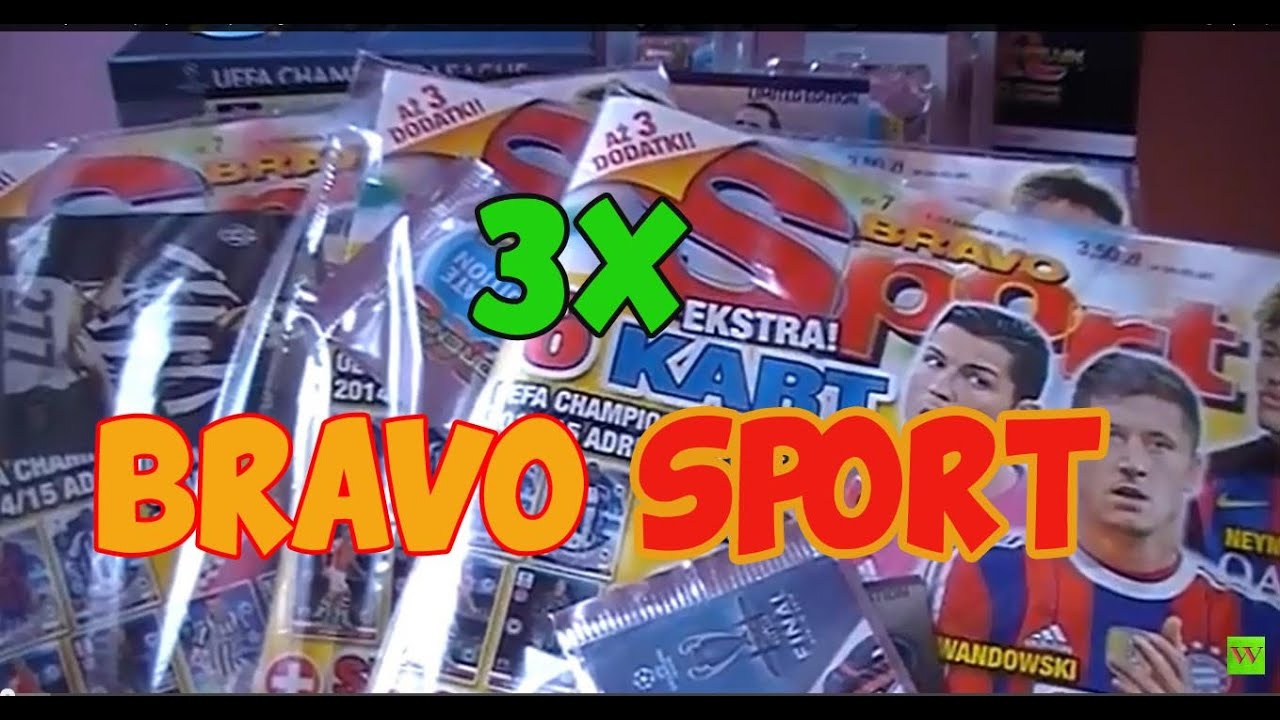 Otwieramy 3x Bravo Sport update champions league 2014/15 Bravo nr 7/ ...
