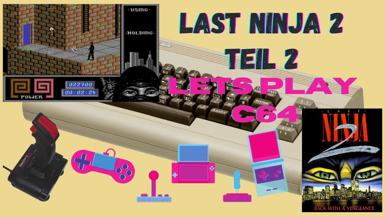 Last Ninja 2 Teil 2:Pixelgenau springen(Lets Play/C64) - YouTube