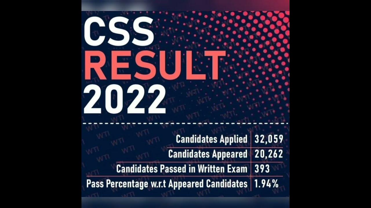 CSS Result 2022 #css #fpsc #2022 - YouTube