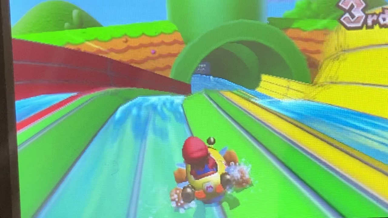 Shark puppet plays Mario kart - YouTube