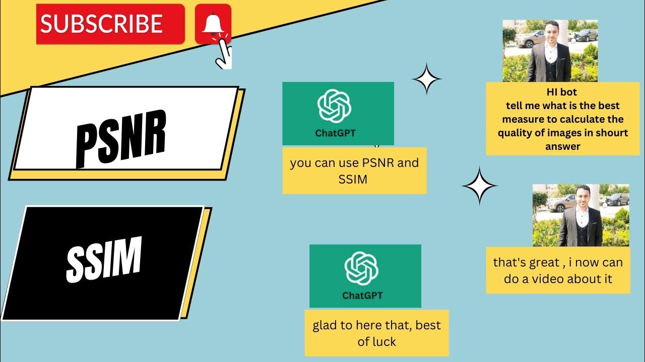 PSNR and SSIM | compare two images | computer vision شرح عربي - YouTube