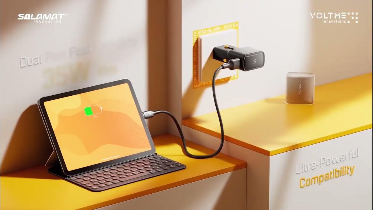 VOLTME VITO Go EzTravel 35W Universal Travel Adapter | SALAMAT INNOVATION - YouTube