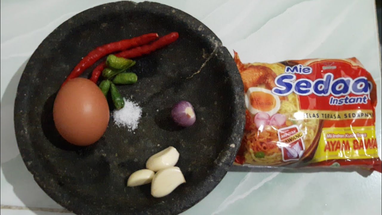 RESEP CARA MEMBUAT SEBLAK MIE - YouTube