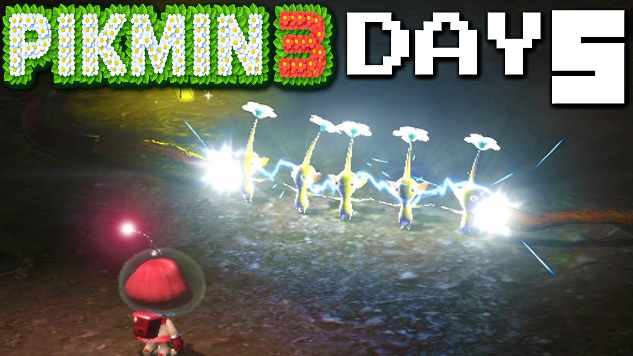 Pikmin 3: Snow Shock - DAY 5 (Nintendo Wii U HD Gameplay Walkthrough ...