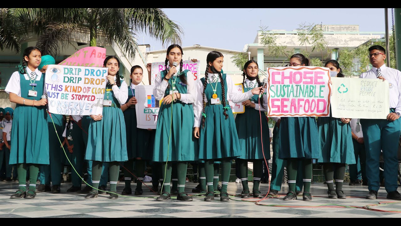 22 April 2022, Earth Day celebration @ SHS Moga - YouTube