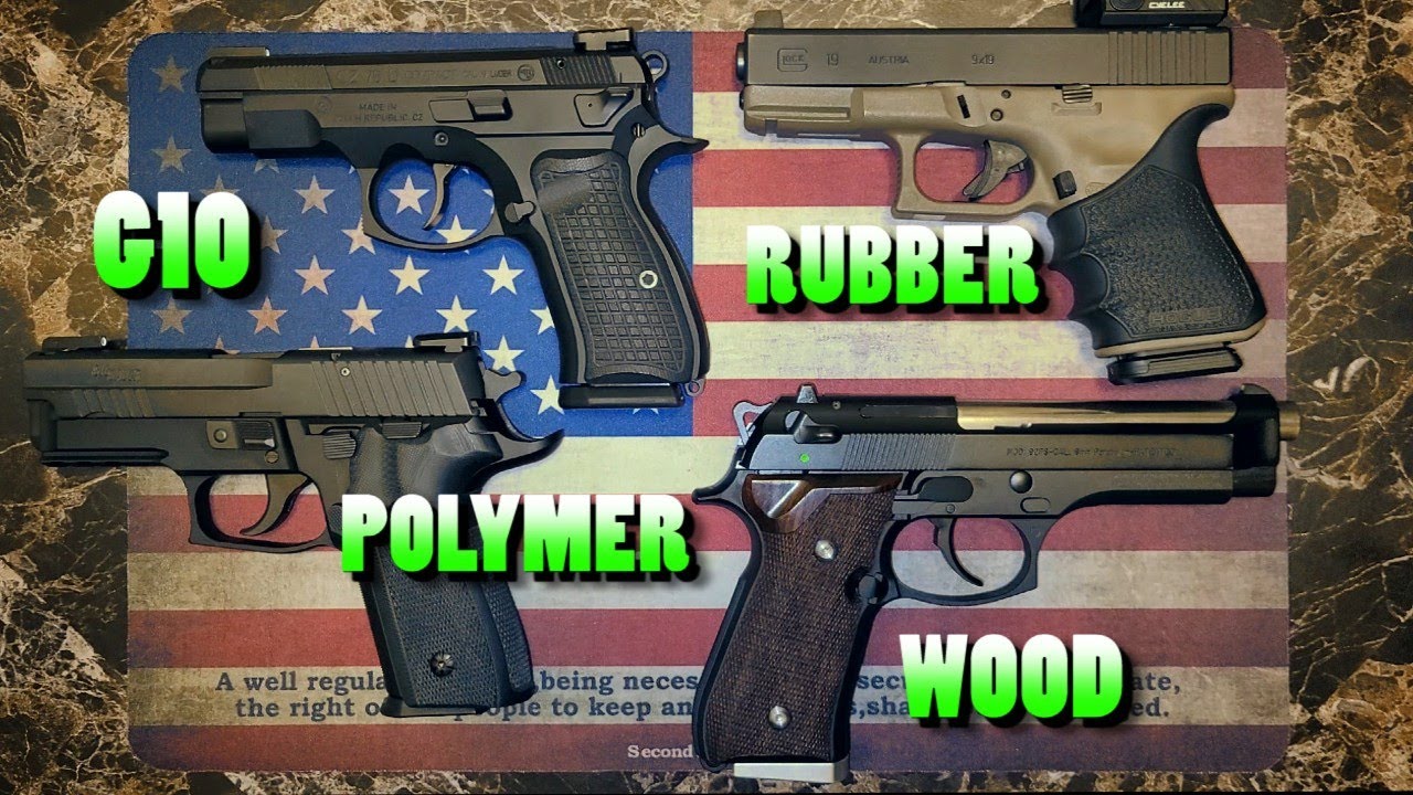 G10 Vs Wood Vs Rubber Vs Polymer | Which grip is the best? - YouTube