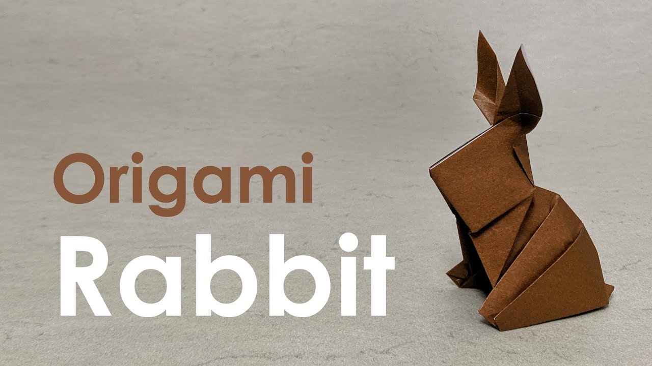 Easter Origami Tutorial: Rabbit / Bunny (David Shall) - YouTube