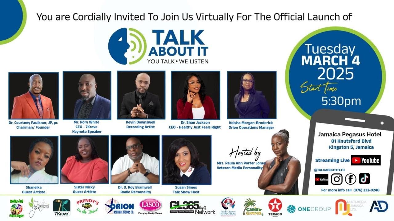 The Official Launch of TALK ABOUT IT APP - YouTube