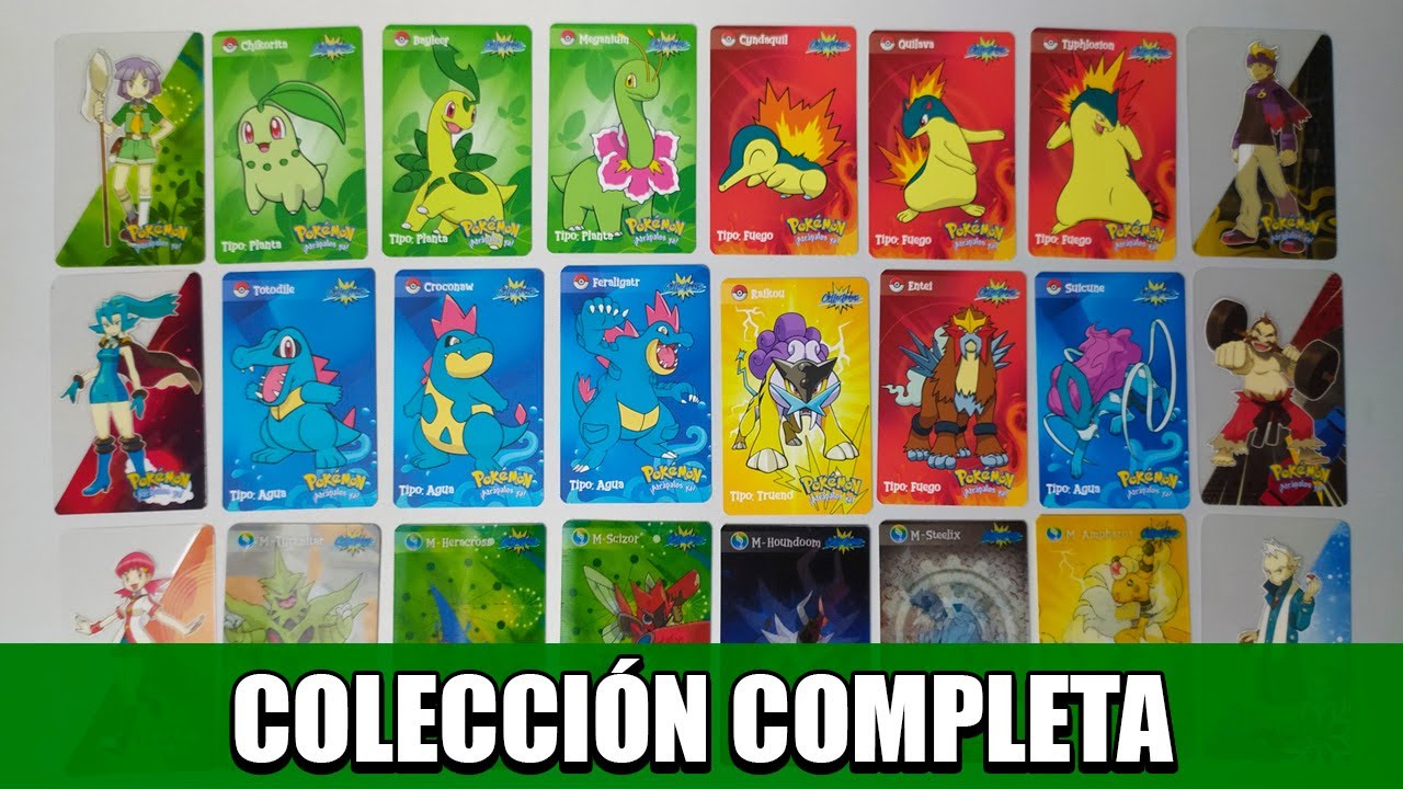 Cards POKEMON JOHTO Collectoons - COLECCIÓN COMPLETA #019 - YouTube