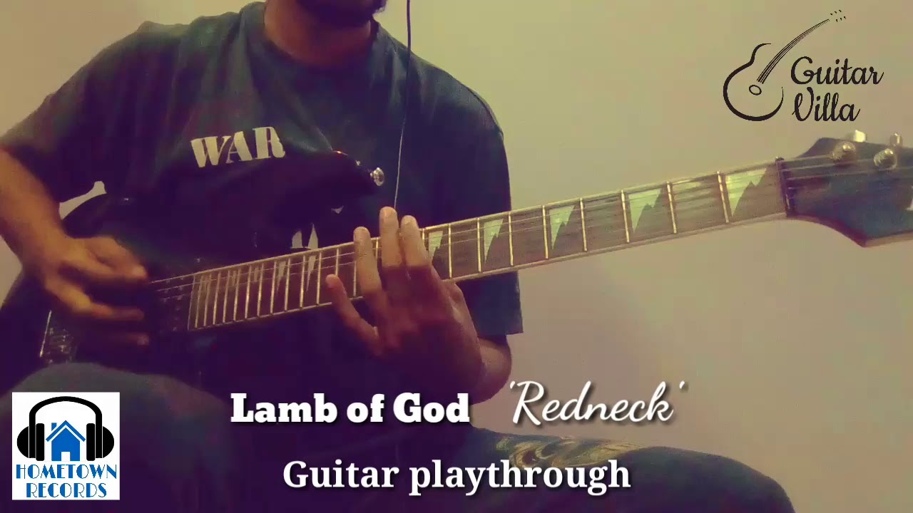 Lamb of God 'Redneck' guitar playthrough | Sachin Levi Panna - YouTube