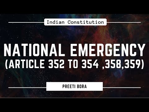 Emergency Provisions in the Constitution: Article 352 to 359 Explained ...