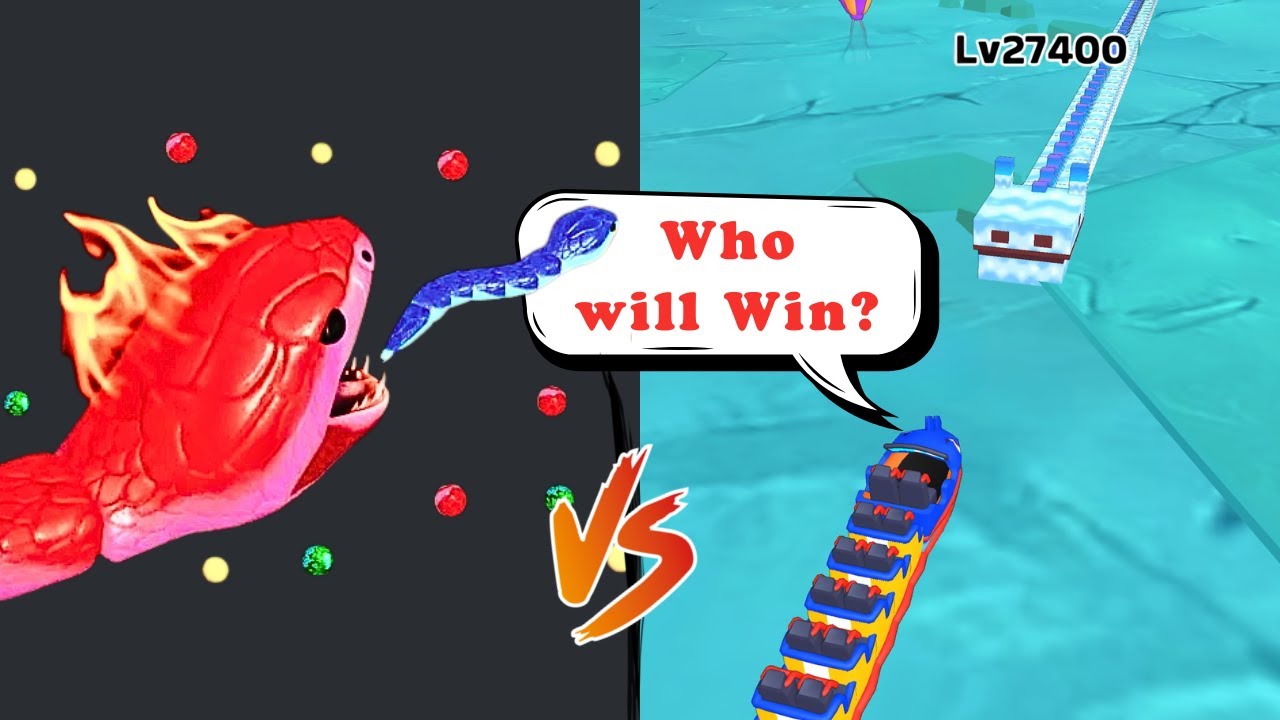 Snake Clash.IO: HyperRush vs Deathwing Duck vs Unicorn vs Orangio vs ...