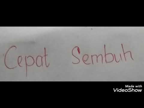 Ucapan cepat sembuh untuk kesayangan