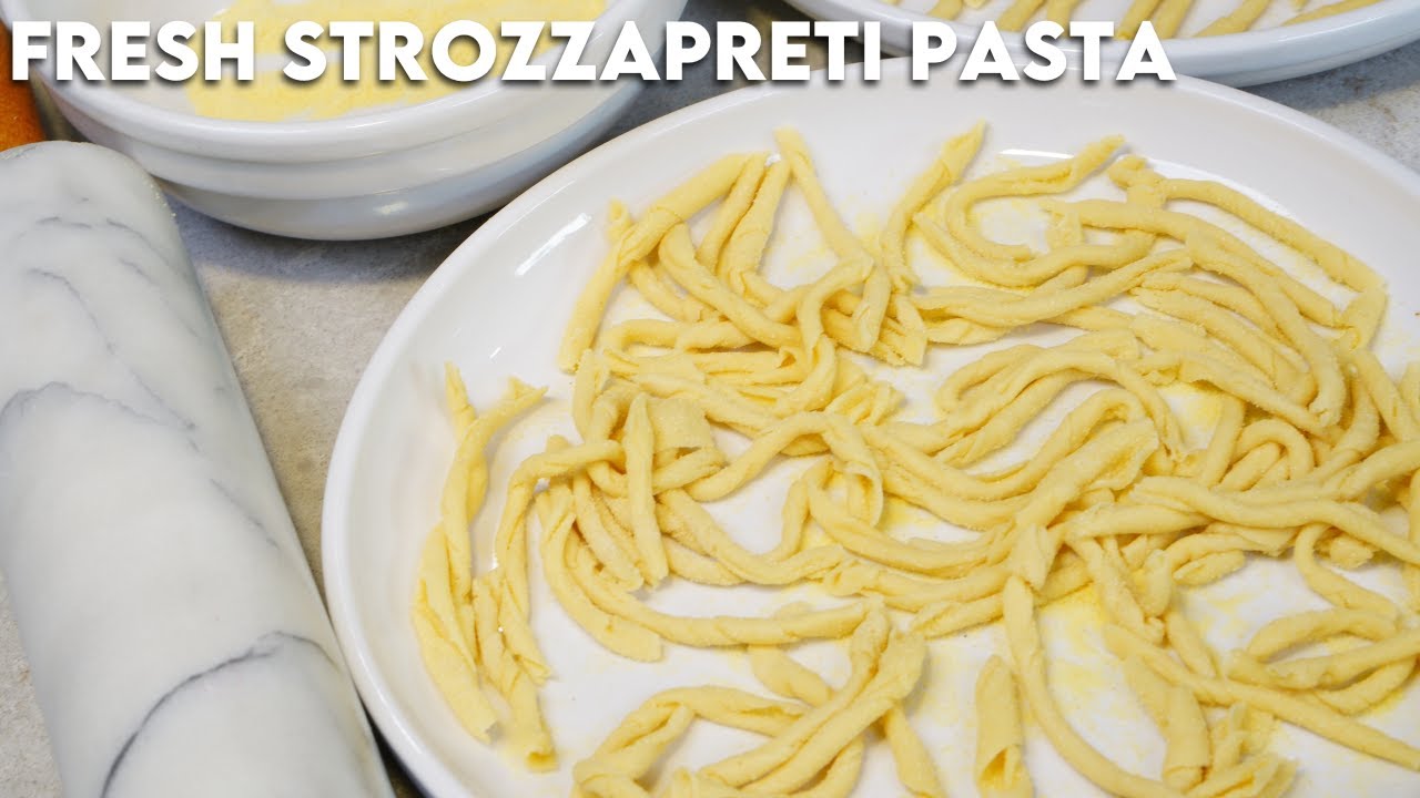 Strozzapreti Pasta Recipe! - YouTube