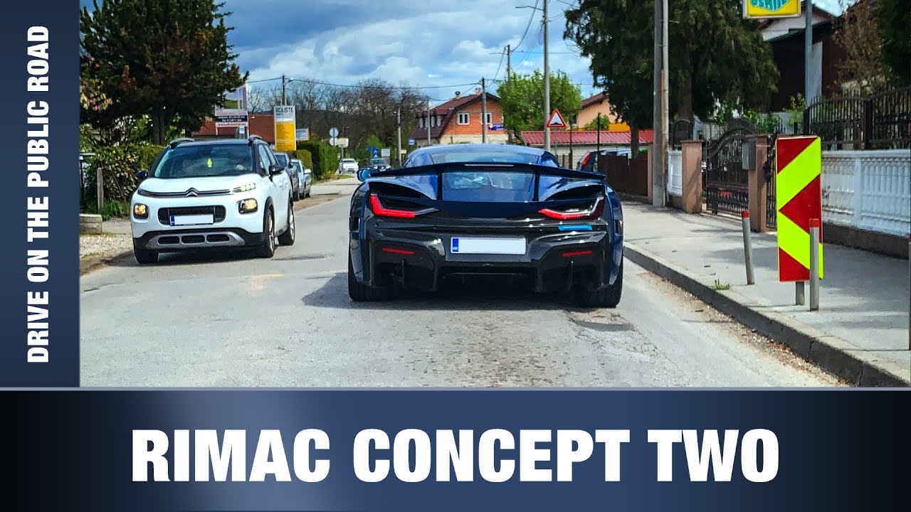 Rimac Concept 2, now Rimac Nevera on the public road in Croatia - YouTube