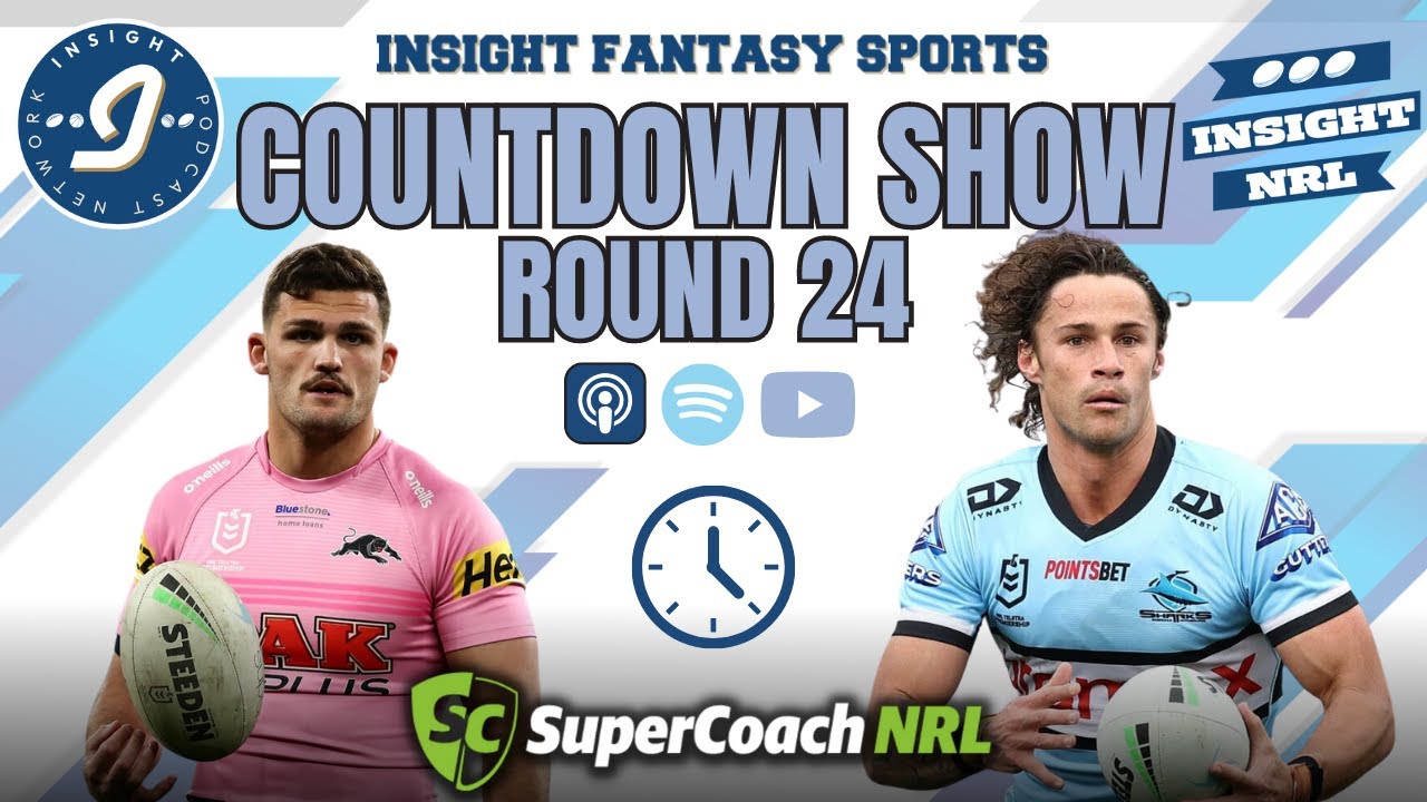 NRL Supercoach | Countdown Show Round 24 Q+A - YouTube