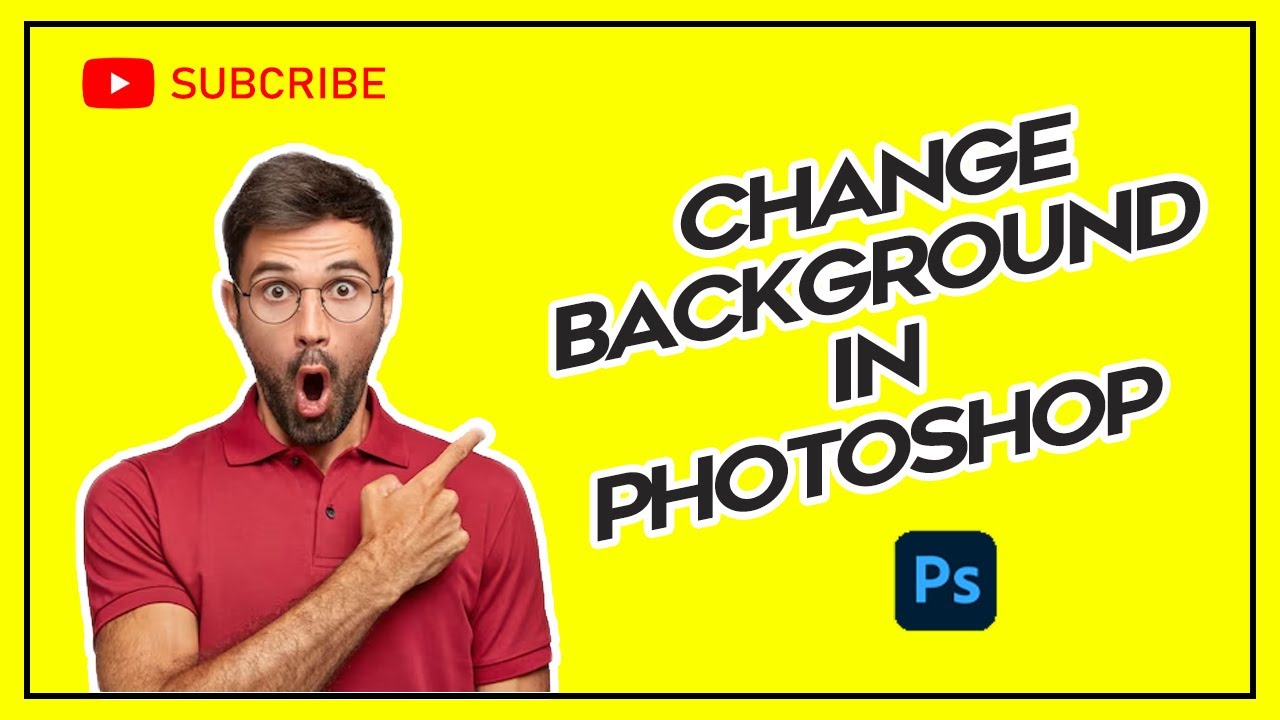 how to Change and Remove Background in photoshop cc2020 - YouTube