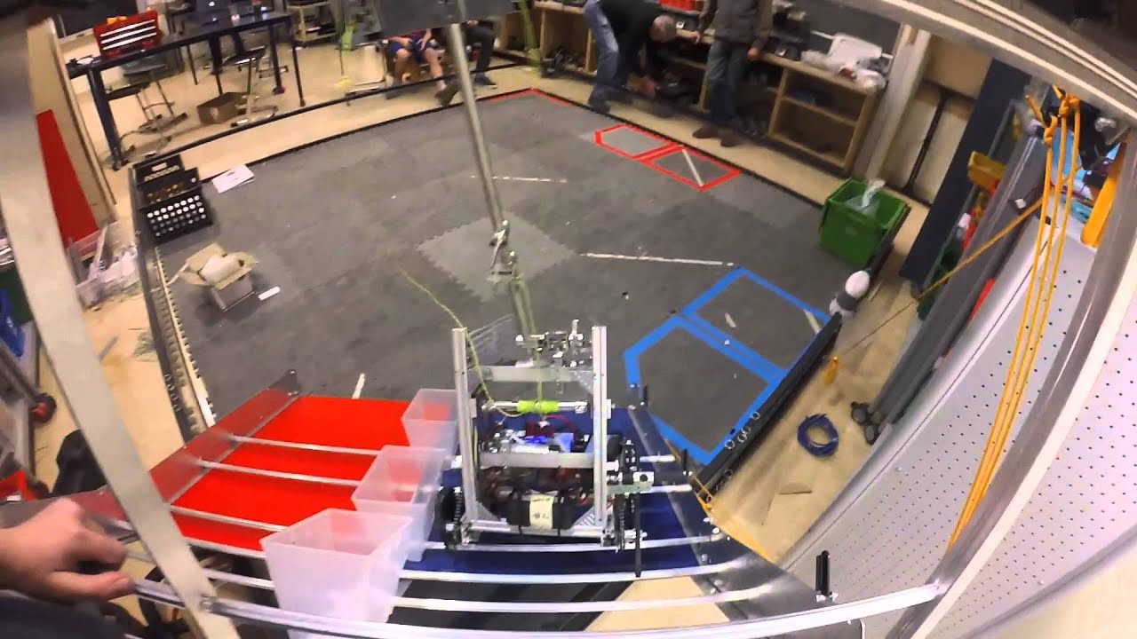 FTC Robotheosis Climber Drop, Mountain Climb and Bar Hang - YouTube