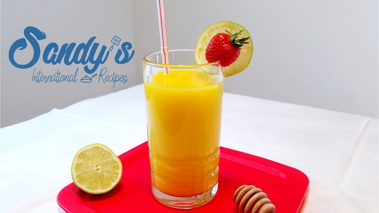 Refresco o limonada de mango │ Homemade mango lemonade │Sandy's ...