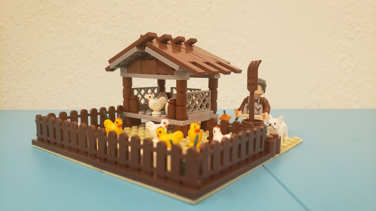 Lego Chicken Coop 🐔 - YouTube