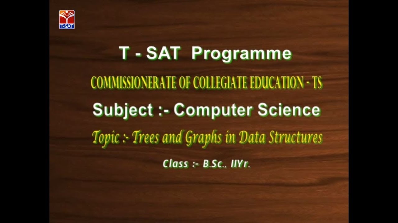 CCE || Computer Science - Trees & Graphs in Data Structures || LIVE ...