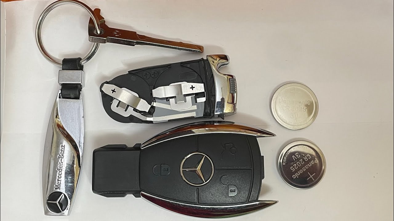 Car Key Battery Replacement Mercedes - YouTube