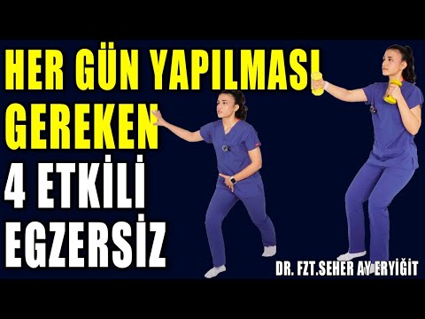 HER GÜN YAPILMASI GEREKEN 4 EGZERSİZ #aktifizyo #fiziktedavi #saglikliyasam