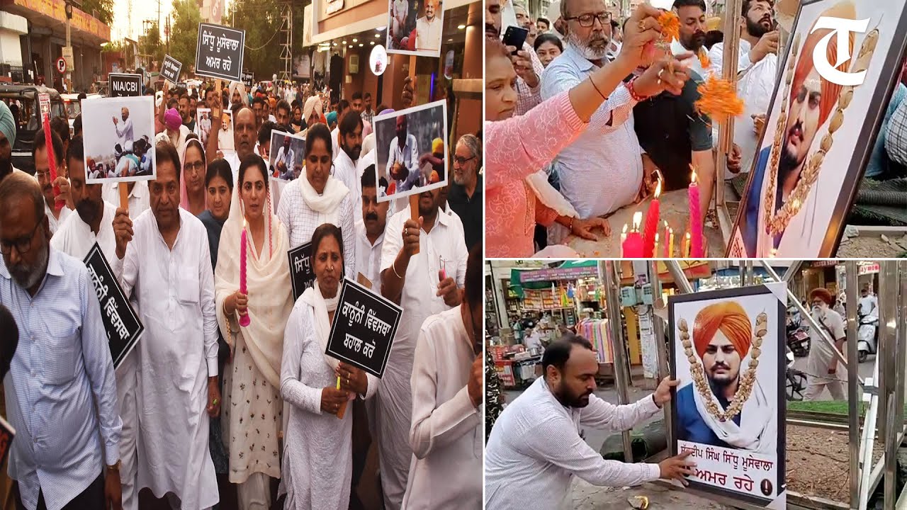 PPCC chief’s wife Amrita Warring and Cong workers during a march ...
